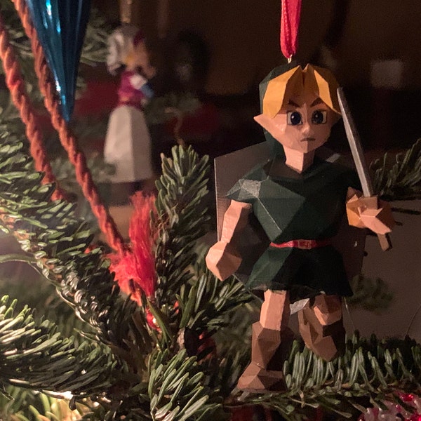 Legend of Zelda Young Link Christmas Ornament - Etsy