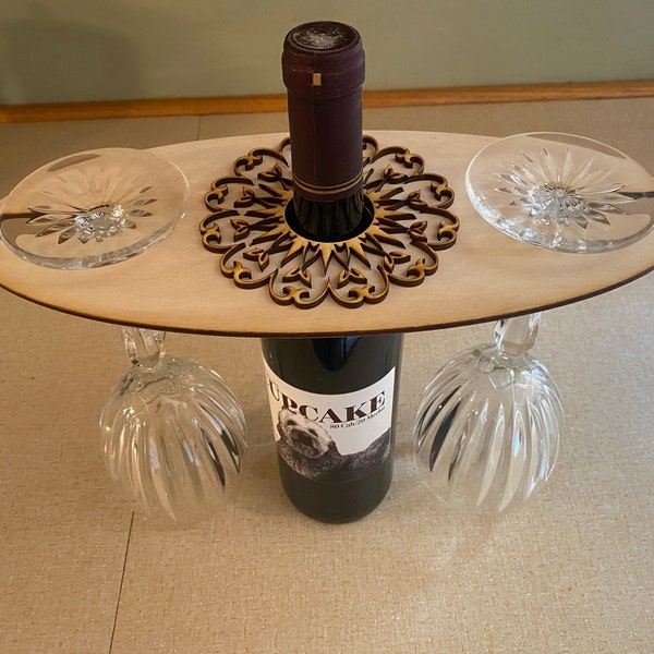 Wine Caddy - Digital File SVG - Etsy