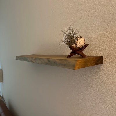 Walnut Floating Shelves Custom Wood Shelves Rustic Shelves - Etsy