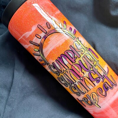 RTS Ready to Ship Glitter Tumbler Let It Bee Handle Cup 40oz Honey Bees Epoxy Stainless Steel - Etsy