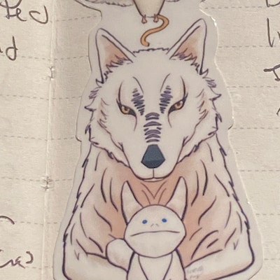 Loth Wolf Loth Cat Morai Vinyl Sticker Waterproof/decal/glossy - Etsy