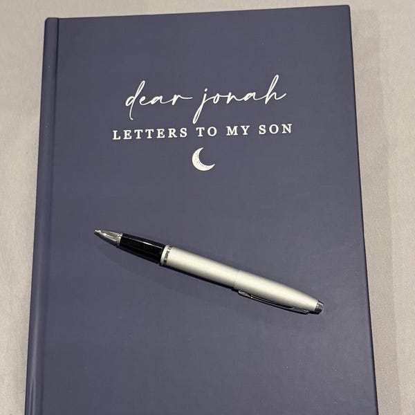 Letters to My Son Notebook - Personalized Dear Son Journal - Baby Boy ...