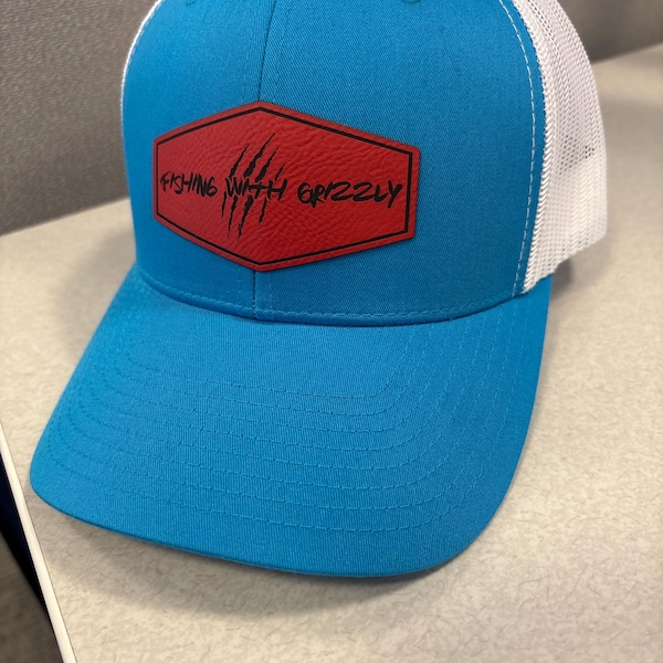 Custom Logo Leather Patch Hat | Leatherette | Trucker | Baseball Cap ...