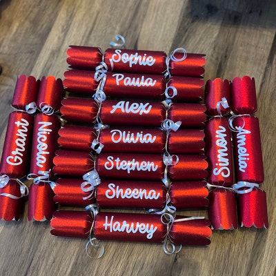 Christmas Personalised Crackers - Etsy UK
