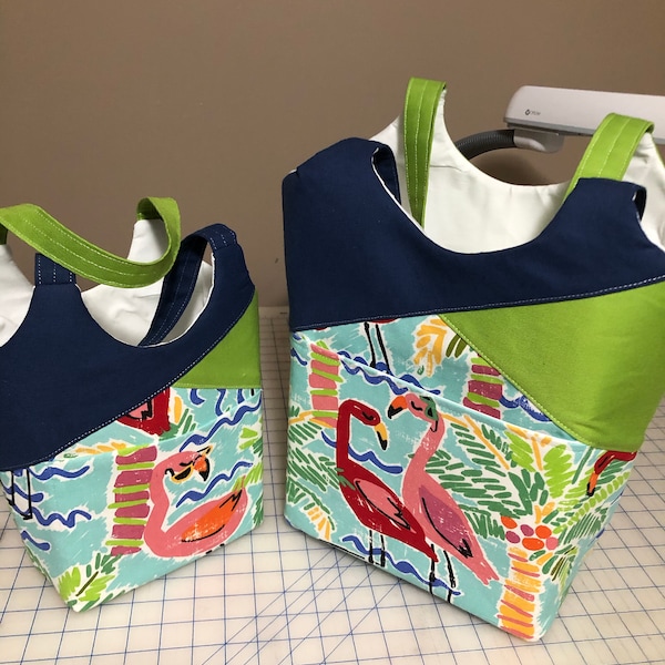 Stand up & Tote Notice Bag Pattern: 3 Sizes, Easy Sew Tote Bag (PDF ...