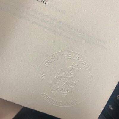 Custom Snake Book Embosser, Personalized Library Embosser, Embosser ...