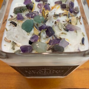 Healing Energy Candle Negative Energy Cleansing Soy - Etsy