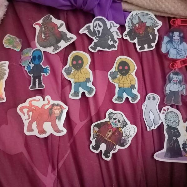 Jeff the Killer Red Acrylic Keychain - Etsy