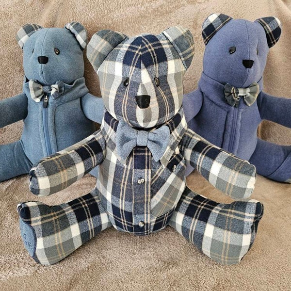 Memory Bears Keepsake Teddy Bears( Custom Made From Your Loved Ones ...