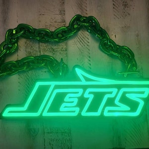 Custom Team/logo/image Message Us Photo Sports LED Neon Fan Chain ...