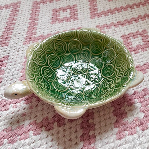 Cute Colorful Glazed Ceramic Turtle Ashtray, Suitable for Holding Keys ...