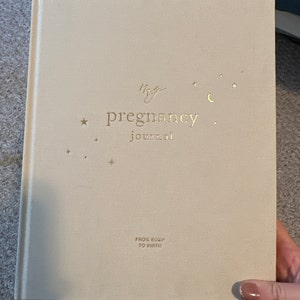 My Pregnancy Journal, Expectant Mother Gift, Pregnancy Planner Pearl ...