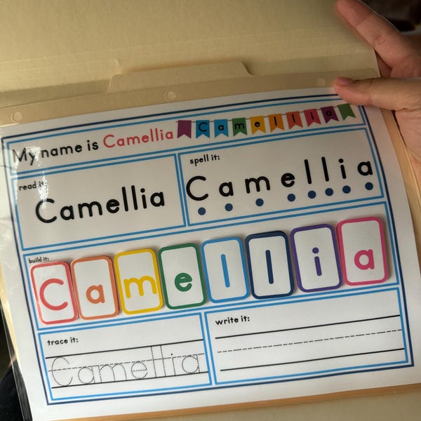 Kindergarten-1st Grade Learning Binder Ages 5-7 - Etsy