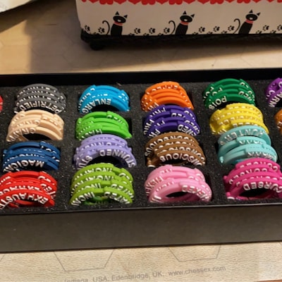 DND Miniatures Condition Rings With Box 96 Markers to Track 24 ...