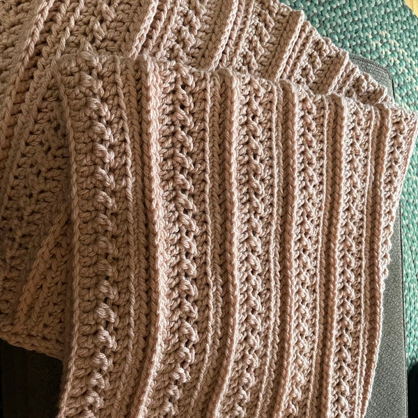 Colorado Throw Blanket Crochet Pattern, Crocheted Blanket Pattern ...