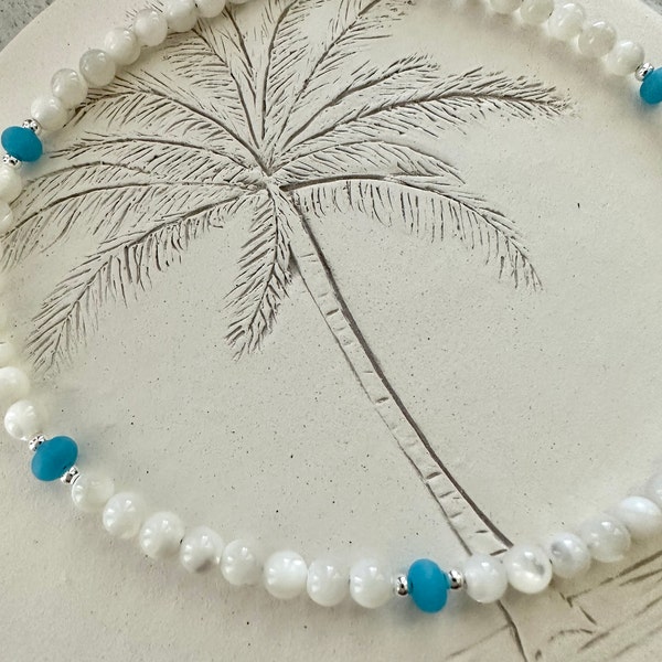 Sea Shell on 16 Inch Leather Necklaces - Natural Shells Leather Cord ...