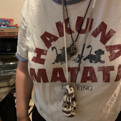 Drawstring Crystal Pouch Necklace, Healing Crystal Pouch Necklace ...