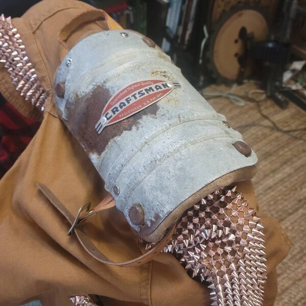 Fallout Style Post Apocalyptic Style Armor Made of Stop Sign and Scrap ...