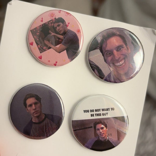 Jerma985 - Jerma Twitch Dumptruck / Dumpy Meme Pins - Set of 2 Pinback ...