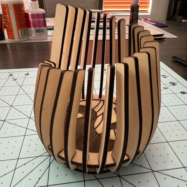 Kinetic Sculpture Rope Mechanism Laser Cut and Cnc Files Wall Art ...