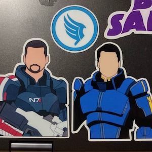 Mass Effect Stickers - Etsy