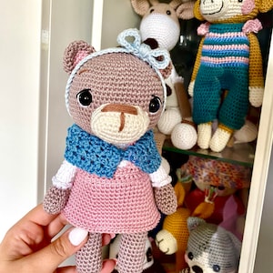 Amigurumi Crochet Pattern, Ollie & Tilly Bear Pattern Bundle, Crochet ...
