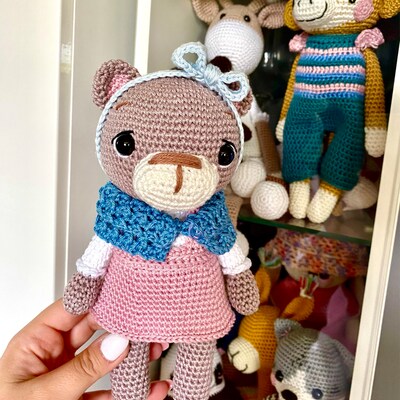 Amigurumi Crochet Pattern, Ollie & Tilly Bear Pattern Bundle, Crochet ...