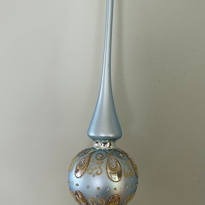 Lemon Glass Vintage Christmas Tree Ornaments, Retro Silver-mercury Home ...