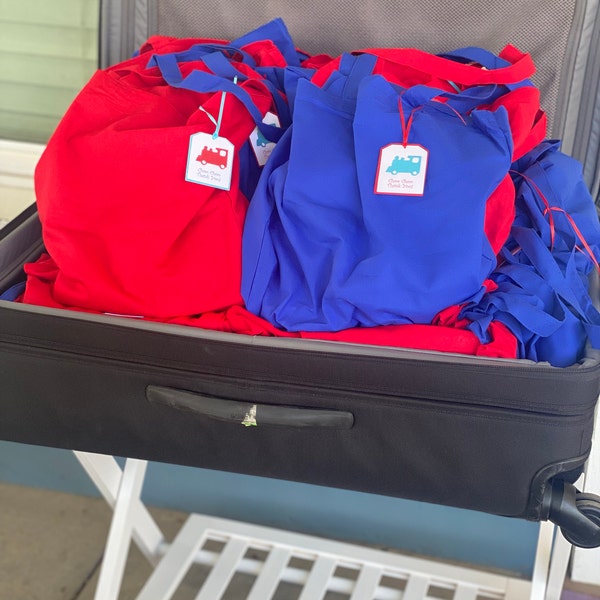 12 Train Tags, Train Favor Tags, Train Thank You Tag, Train Baby Shower ...