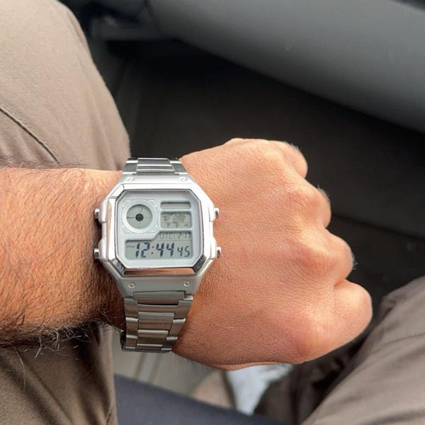Casio A100 Strawberry Modified Custom Casio A100 With Red Numbers ...