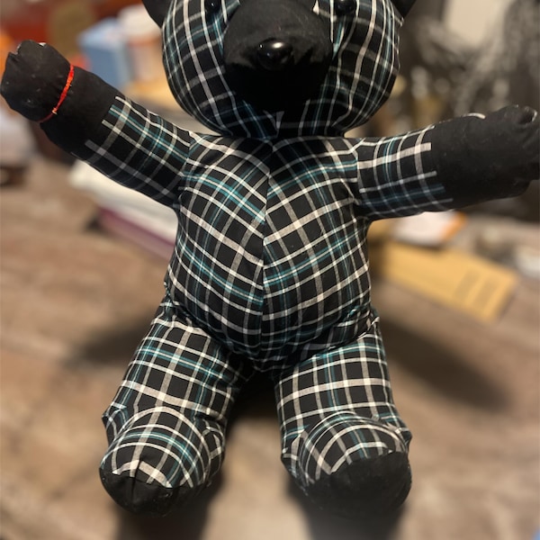 Memory Bear Pattern Easy 14" Sewing Pattern Simple Bear Pattern Sewing ...