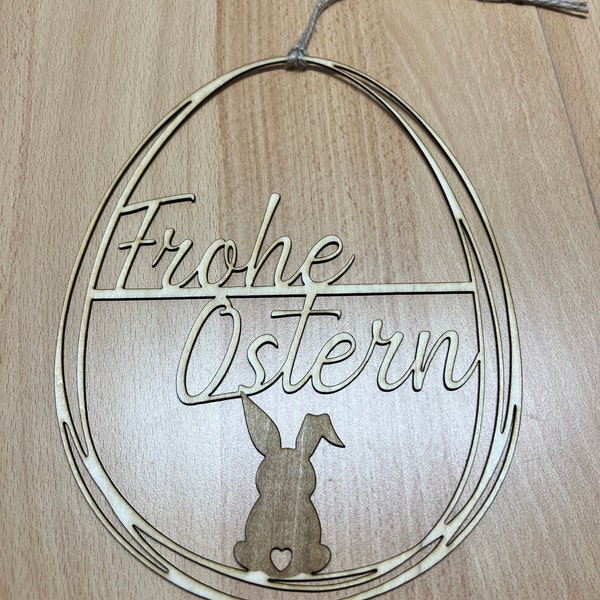Laser Cut Datei Vorlage Türkranz Frohe Ostern digital Download svg png ...