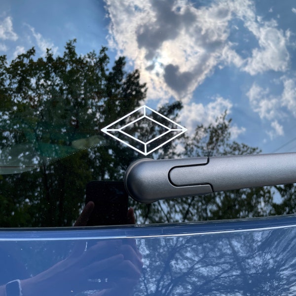 Alpha Delta Pi 3 Decal Set | 3 Adpi Diamond Symbol Decals | 1 White, 1 ...