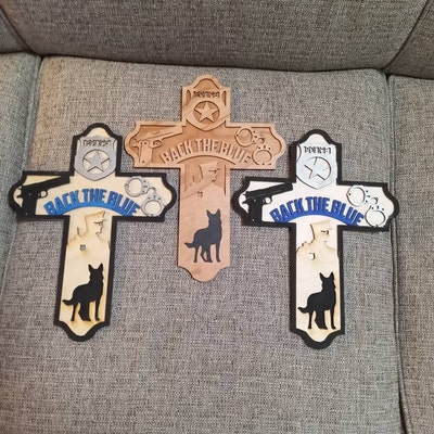 Police Cross SVG Law Enforcement Cross Svg Digital File Download Dxf ...