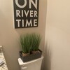 River Sign on River Time Rustic Wooden Sign 17x20 River Decor River ...