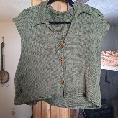 The Lost Tank Knitting Pattern Summer Top Knit Rib Tank Top Knit ...