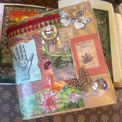 Steampunk Junk Journal Digital Kit, Vintage Victorian Fantasy Ephemera ...