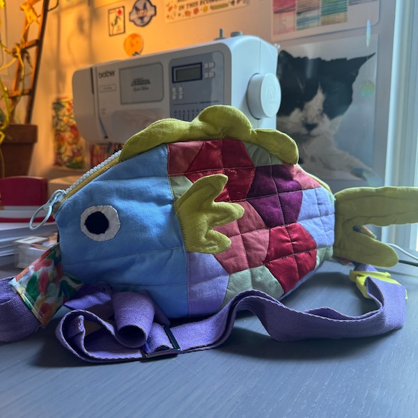 PDF Sewing Pattern Bundle: Swim Along Crossbody Fish Bag & Sunshine ...