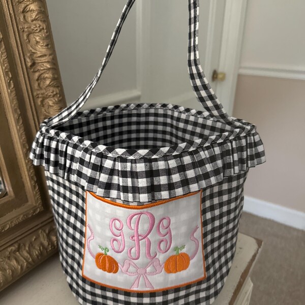 Monogrammed Seersucker Backpack, Personalized Child's Backpack ...