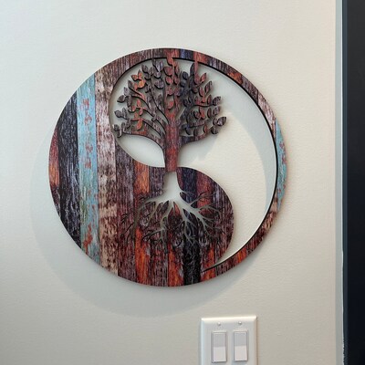 Serrated Classy Wood Wall Decor, Geometric Wood Wall Art, Home Decor ...