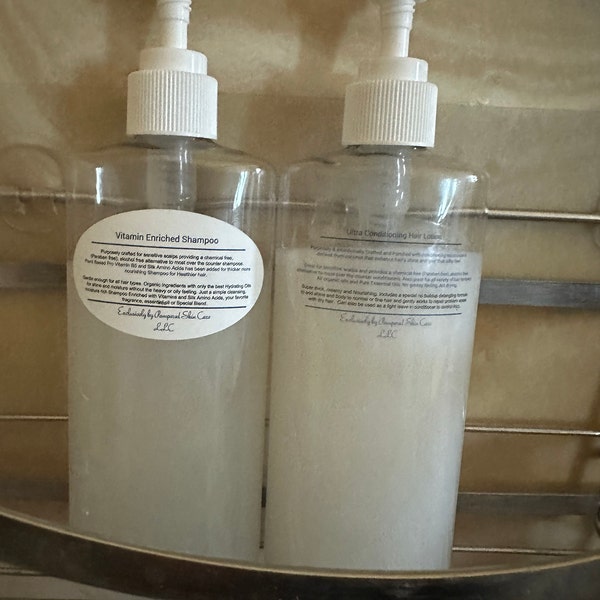 Just Rosey Floral Shampoo & Conditioner - Natural Scents, Rose Water - Etsy