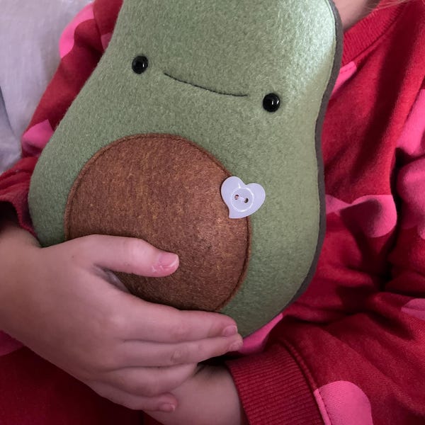 Monster Stuffed Animal in Green and Beige, Cute Monster Stuffed Animal ...