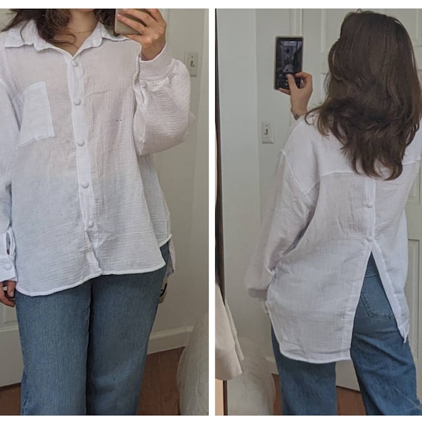 Gauze Muslin Pants |cotton Pants |wide Leg Pants | Muslin Maxi Pants ...