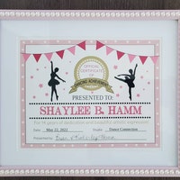 EDITABLE Dancer Certificate INSTANT DOWNLOAD, Dancing Award, Dancer ...