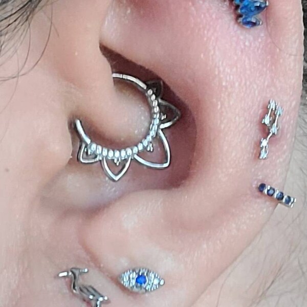 Micro Mini Pave CZ Diamond Huggie 925 Ster Silver Earrings for Earlobe ...