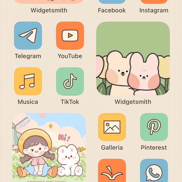 Cute Retro Icons for Ios 16, Vintage Aesthetic, Vintage Vibe, Boho ...