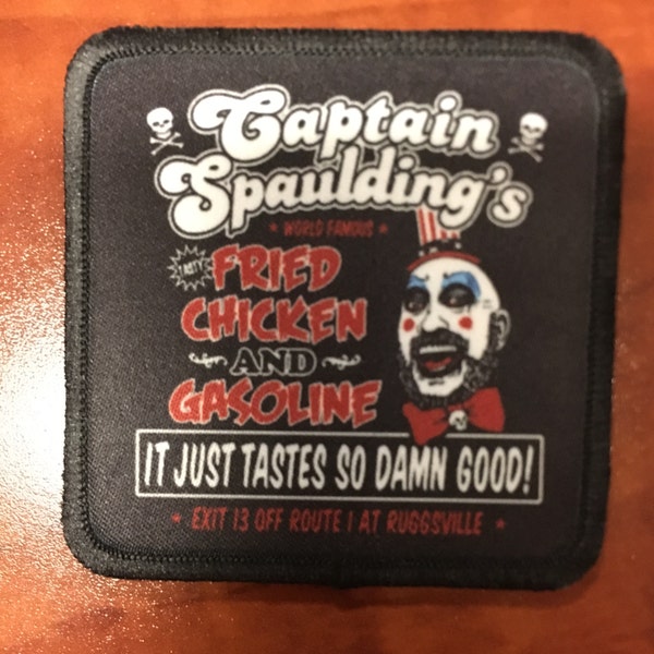 Captain Spaulding Patch House of 1000 Corpses Patch Horror Patch Fried ...