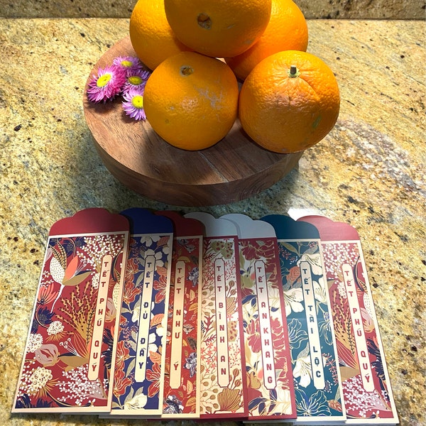 Bao Lì Xì - VINTAGE Lucky Envelope | Tet Lucky Money Envelope - Etsy