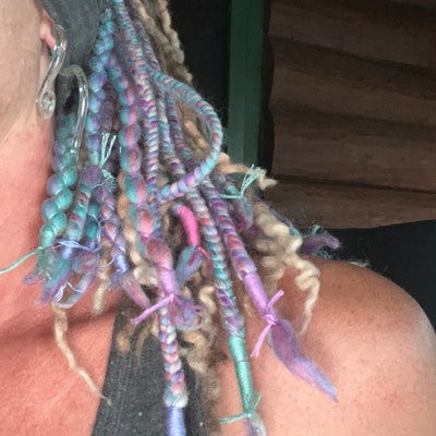 Unicorn Wool Dreads, Braids, Multi Color - Etsy
