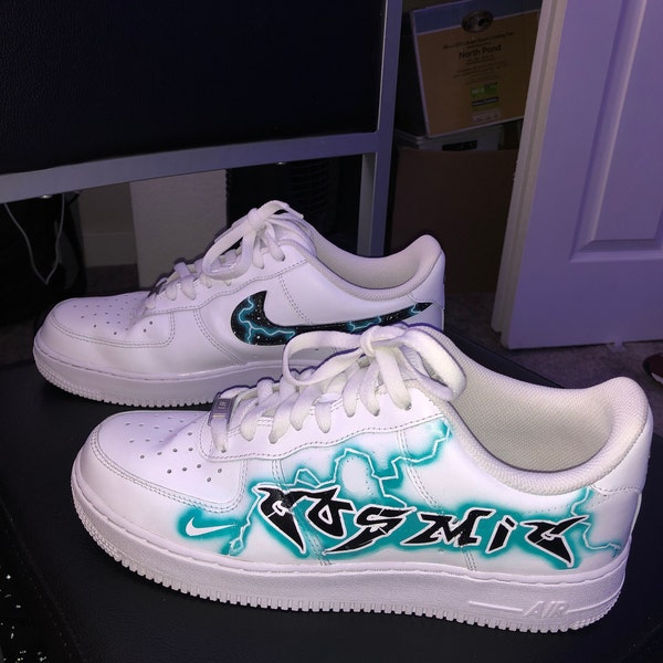 Jason Friday the 13th Custom Air Force 1s, Custom Black Air Force Ones ...